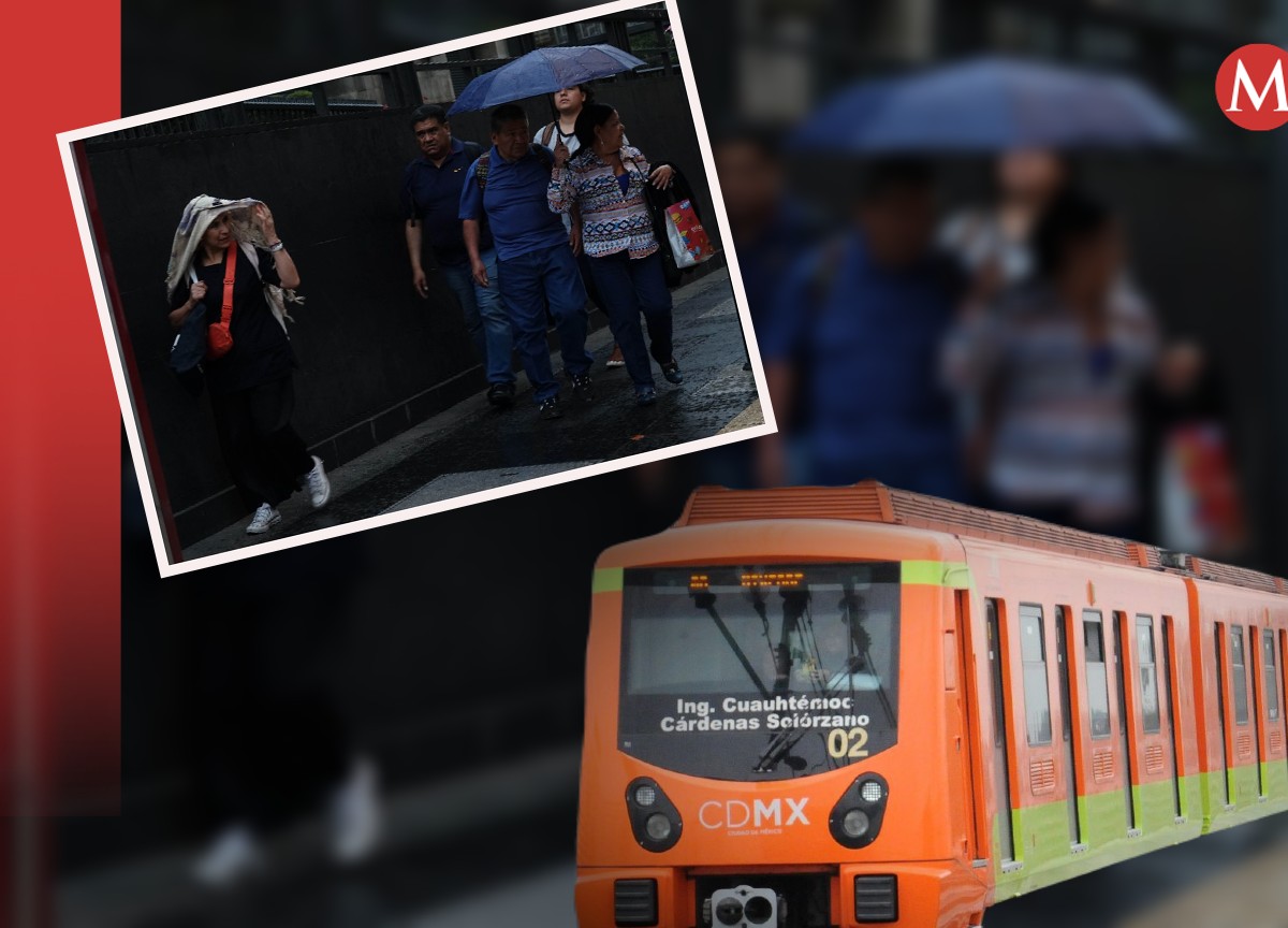 Lluvia CdMx: ¿Cuáles Líneas Metro tienen avance lento?- Grupo Milenio