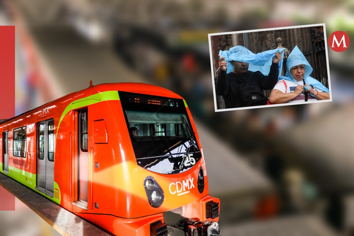 Lluvia CdMx: alerta alcaldías Líneas del Metro con avance lento- Grupo Milenio