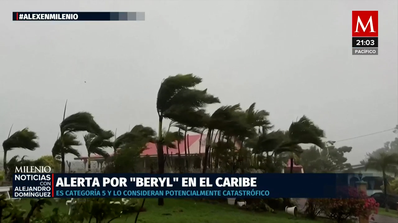 Huracán 'Beryl' de categoría 5 traerá más lluvias a México- Grupo Milenio