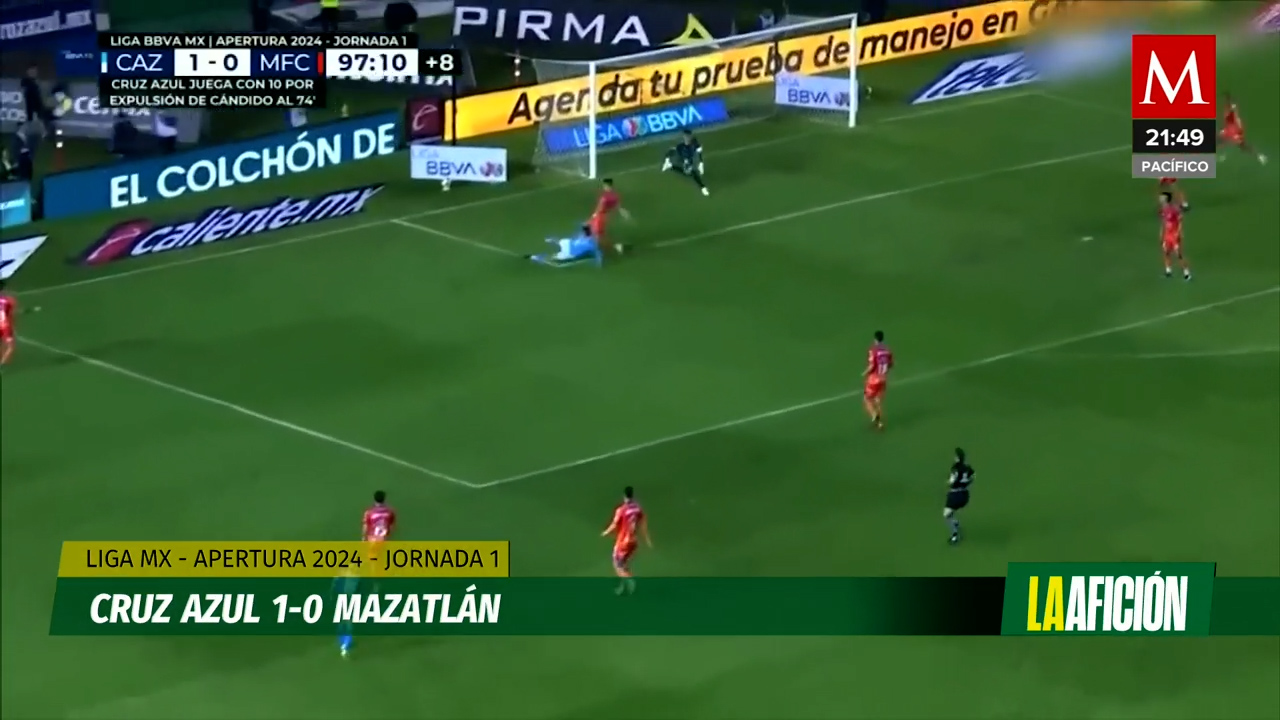 Bryan Gamboa anota el gol de triunfo en el debut de Cruz Azul- Grupo ...