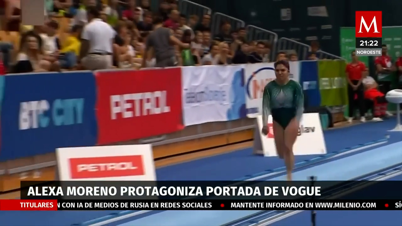 Alexa Moreno brilla en la portada de VOGUE como gimnasta mexicana ...