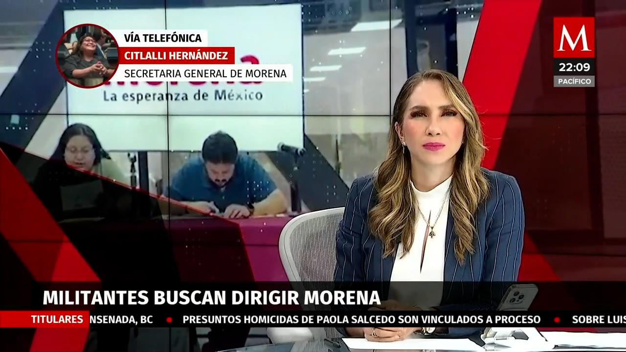 Citlalli Hernández habla sobre la búsqueda del nuevo líder de Morena ...