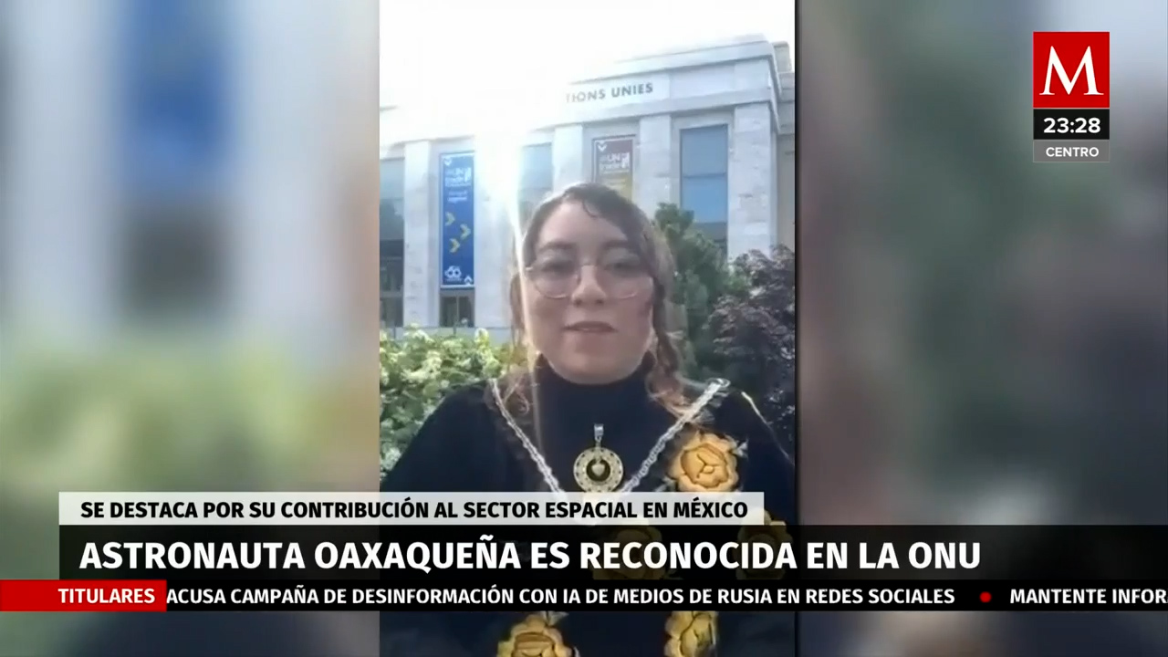 Primera Mujer Mexicana Astronauta, es Reconocida en la ONU- Grupo Milenio
