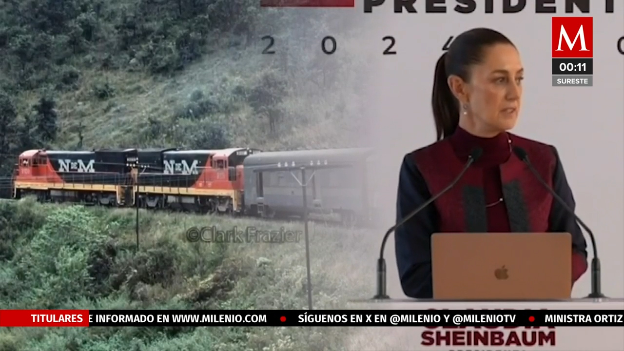 El gobierno de Claudia Sheinbaum busca rescatar trenes de pasajeros- Grupo Milenio