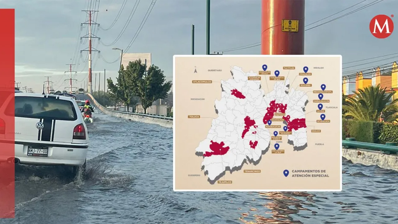 Resumen de afectaciones por lluvias en el Estado de México en 2023- Grupo Milenio