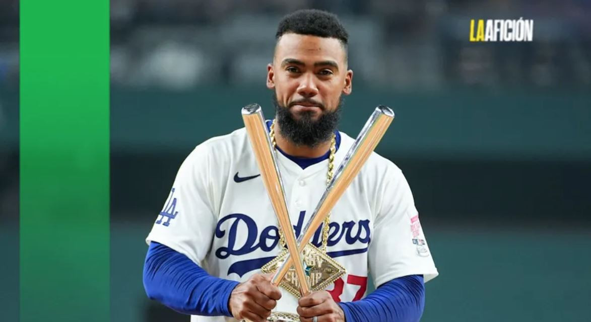 Teoscar Hernández, el primer jugador de Dodgers que gana el Home Run ...