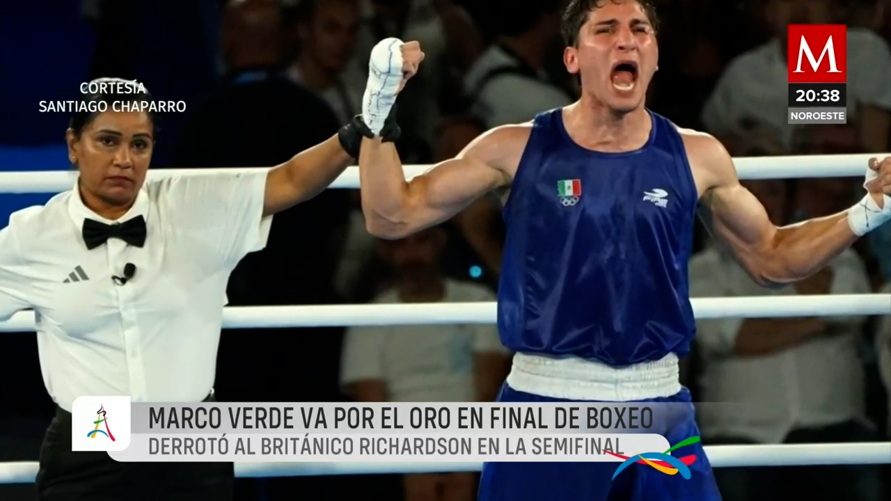 Marco Verde en la Final de Boxeo en París 2024- Grupo Milenio