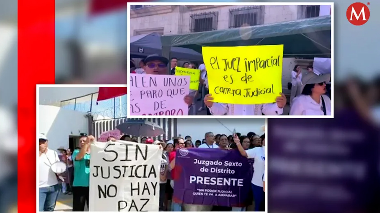 Suman cuatro días del paro laboral del Poder Judicial- Grupo Milenio