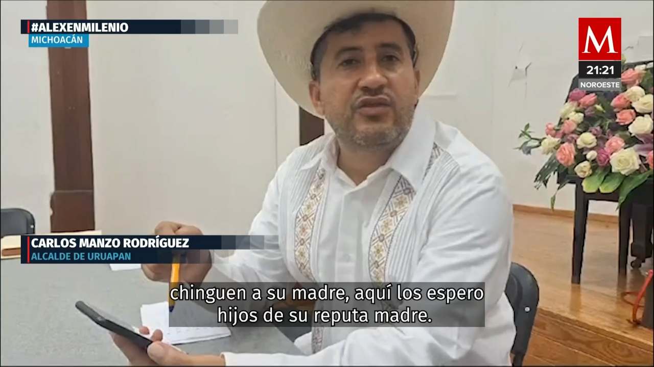 Alcalde de Uruapan, Carlos Manzo, denuncia que recibe amenazas en su ...