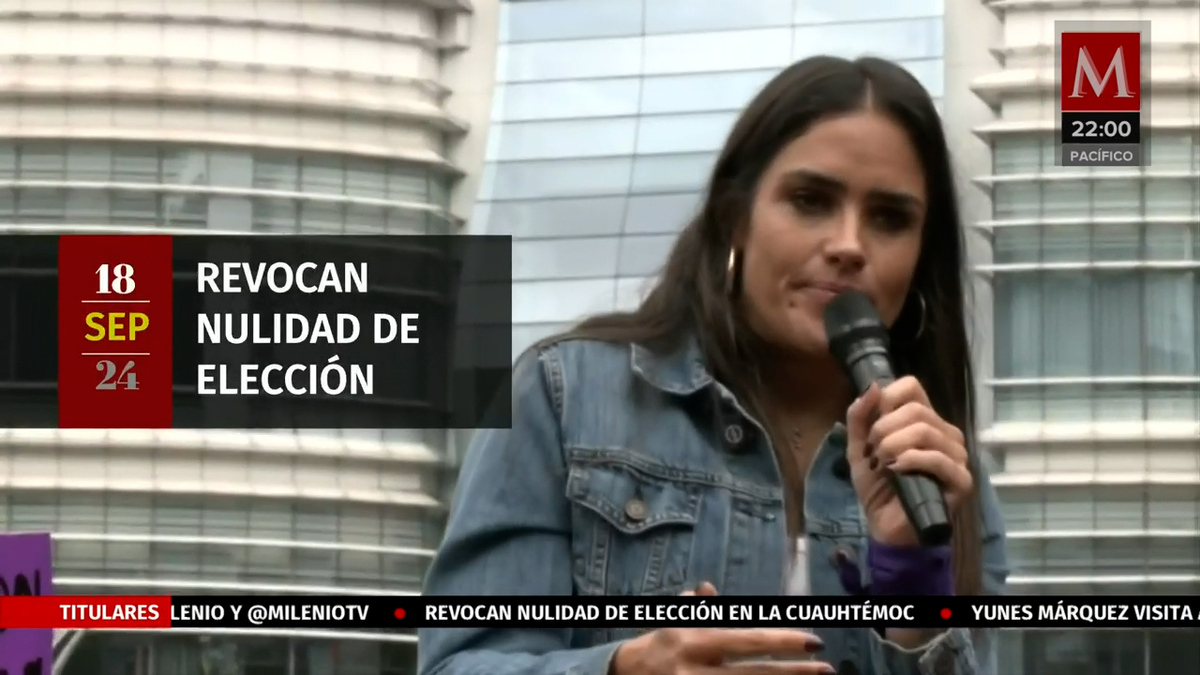 Ratifican el triunfo de Alessandra Rojo de la Vega- Grupo Milenio