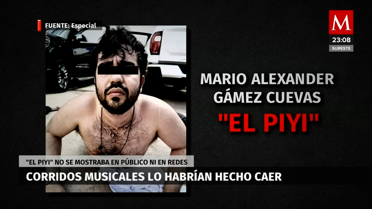 Corridos tumbados delatan el paradero de "El Piyi"- Grupo Milenio