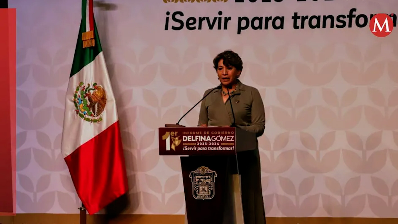 Delfina Gómez da su Primer Informe de Gobierno en Edomex- Grupo Milenio