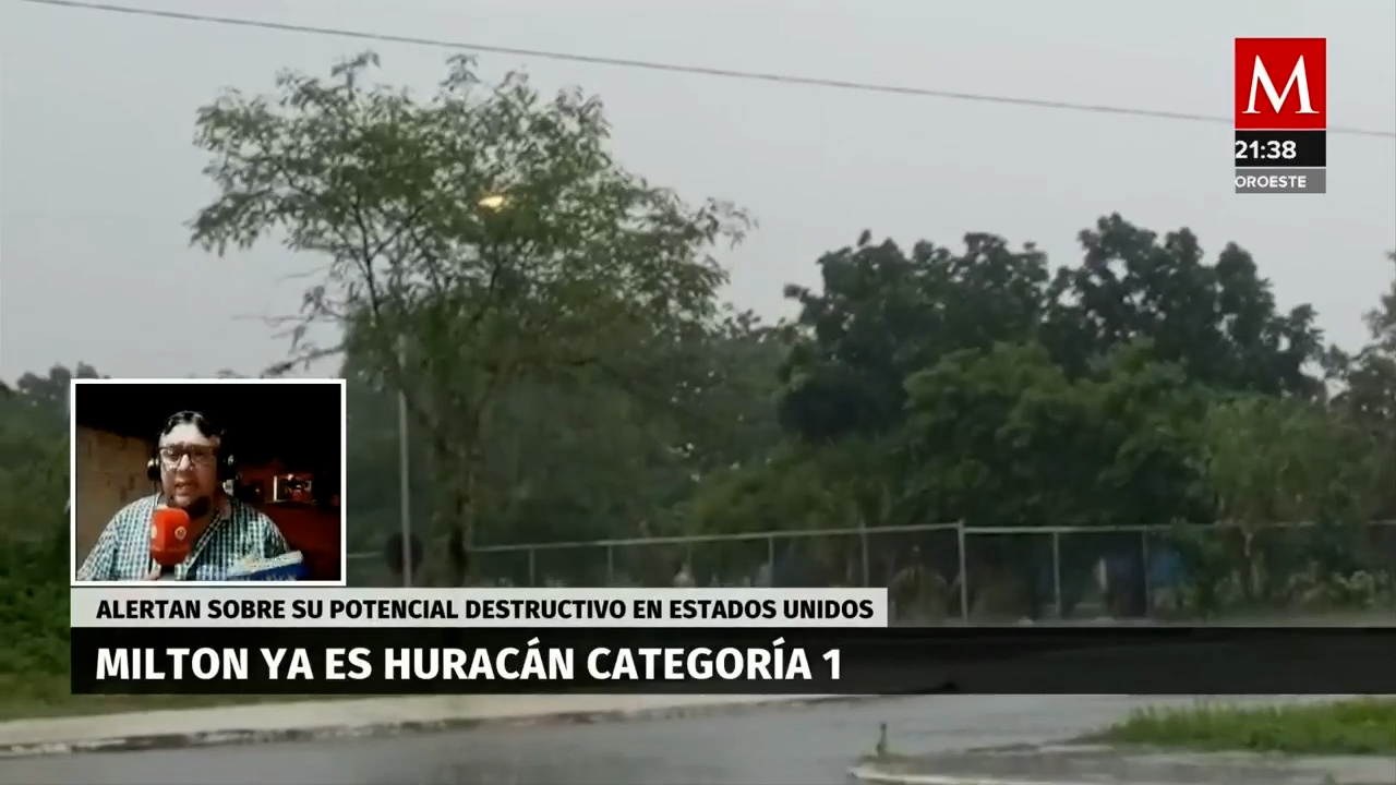 Huracán Milton genera alerta en la península de Yucatán- Grupo Milenio