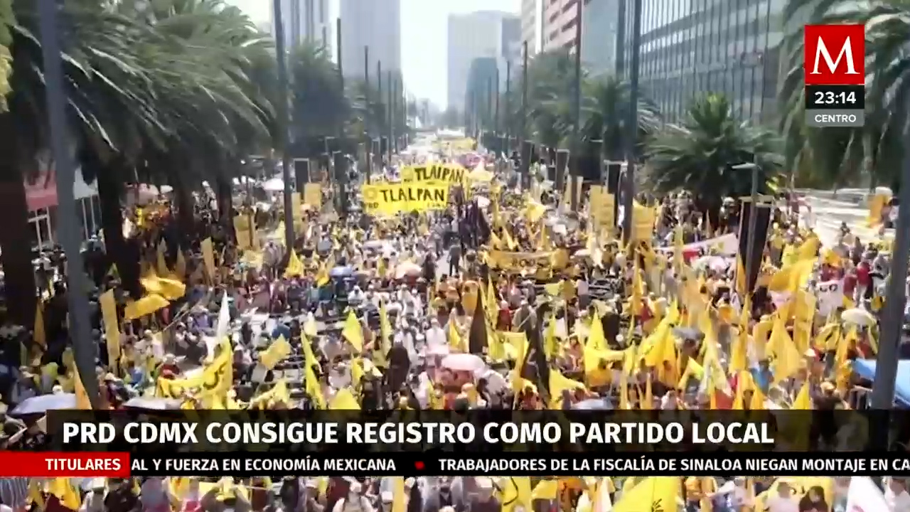 El PRD se convierte en partido local en la Ciudad de México- Grupo Milenio