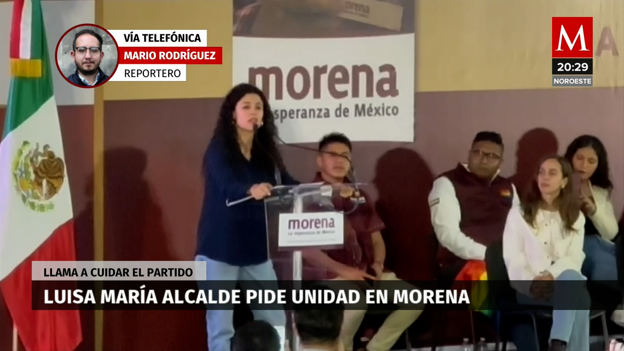 Luisa María Alcalde solicita unidad en Morena en el Estado de México ...