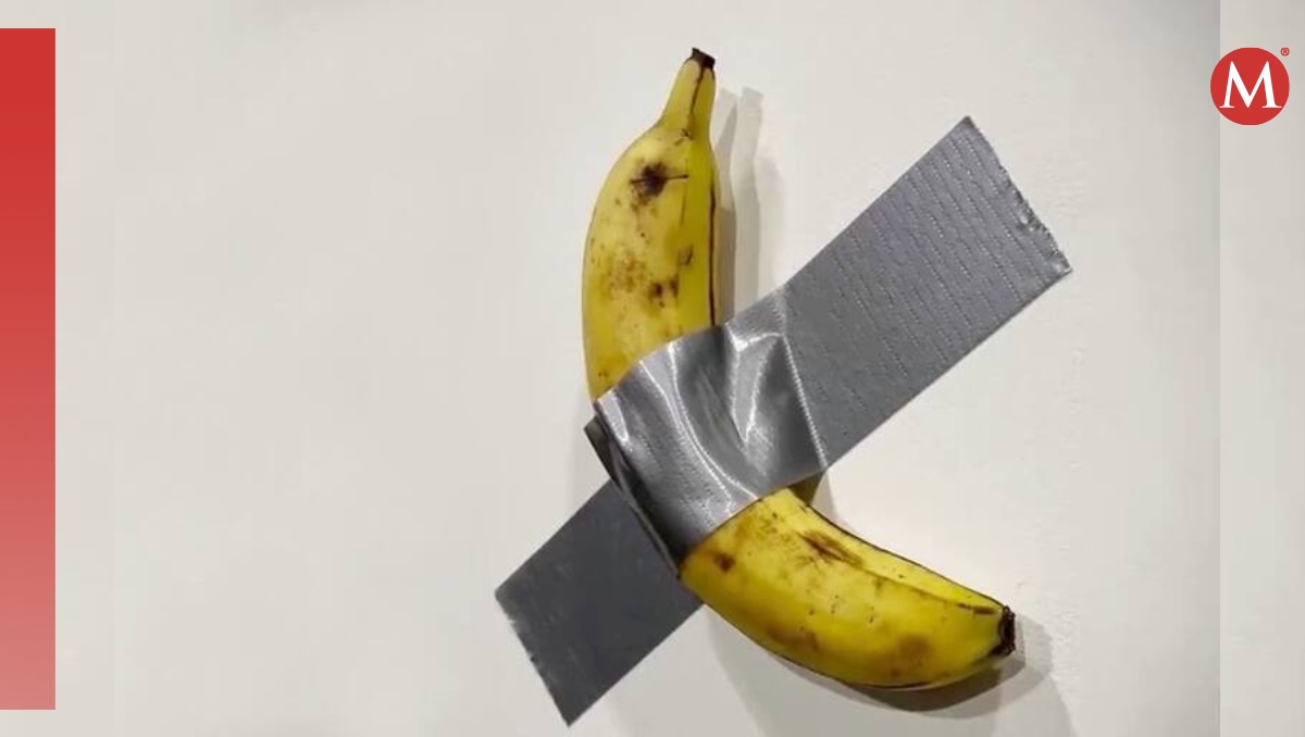 Banana pegada a la pared vendida en subasta por 6,2 millones- Grupo Milenio