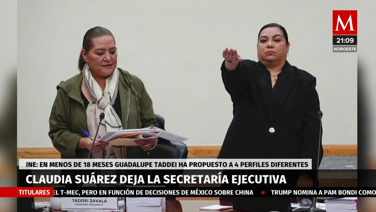 Claudia Suárez deja la secretaría ejecutiva- Grupo Milenio