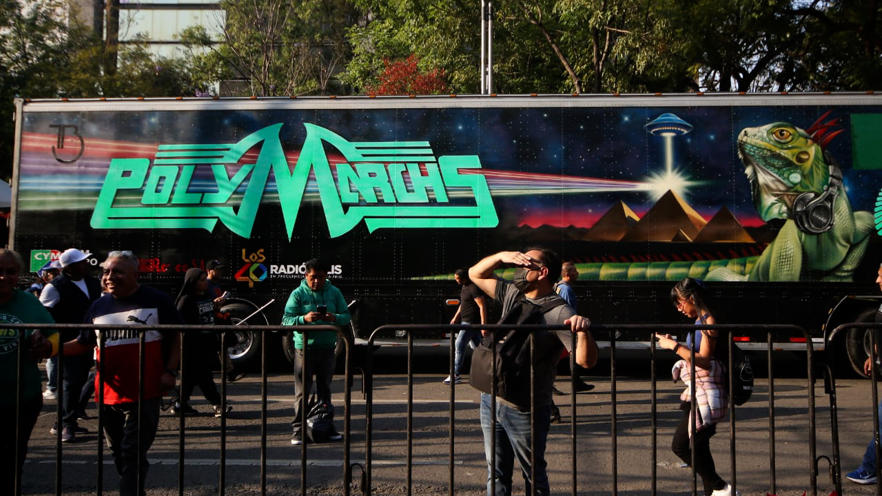 Soundcheck para el concierto de Polymarchs en CdMx- Grupo Milenio