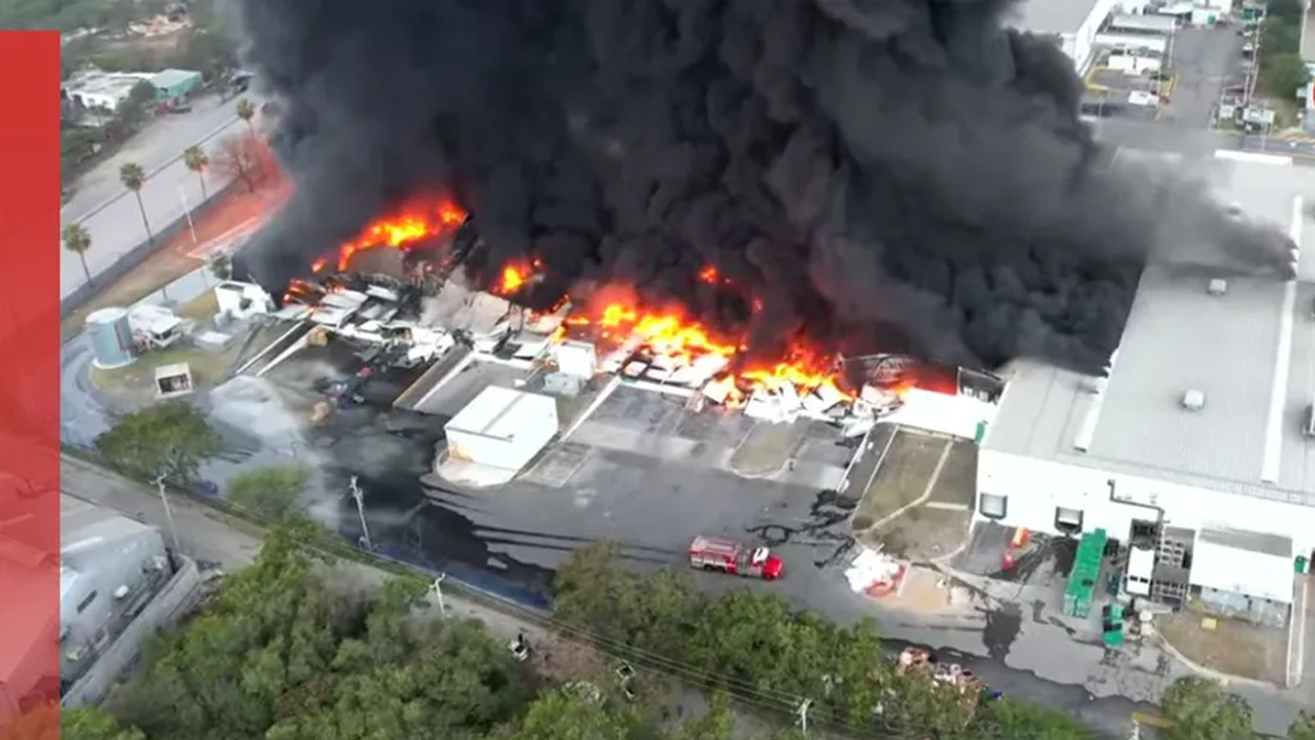 Se incendia el parque industrial Las Américas, en Apodaca, NL- Grupo ...