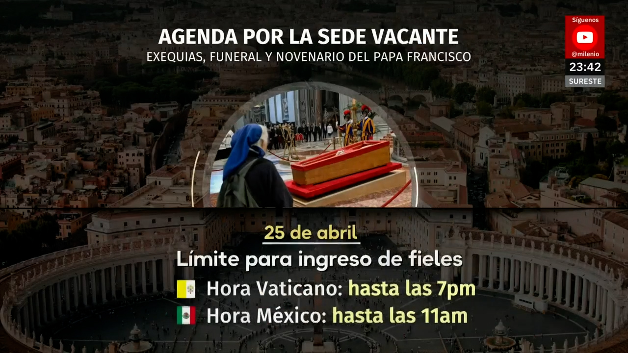 Agenda actualizada de exequias y funerales del Papa Francisco- Grupo ...