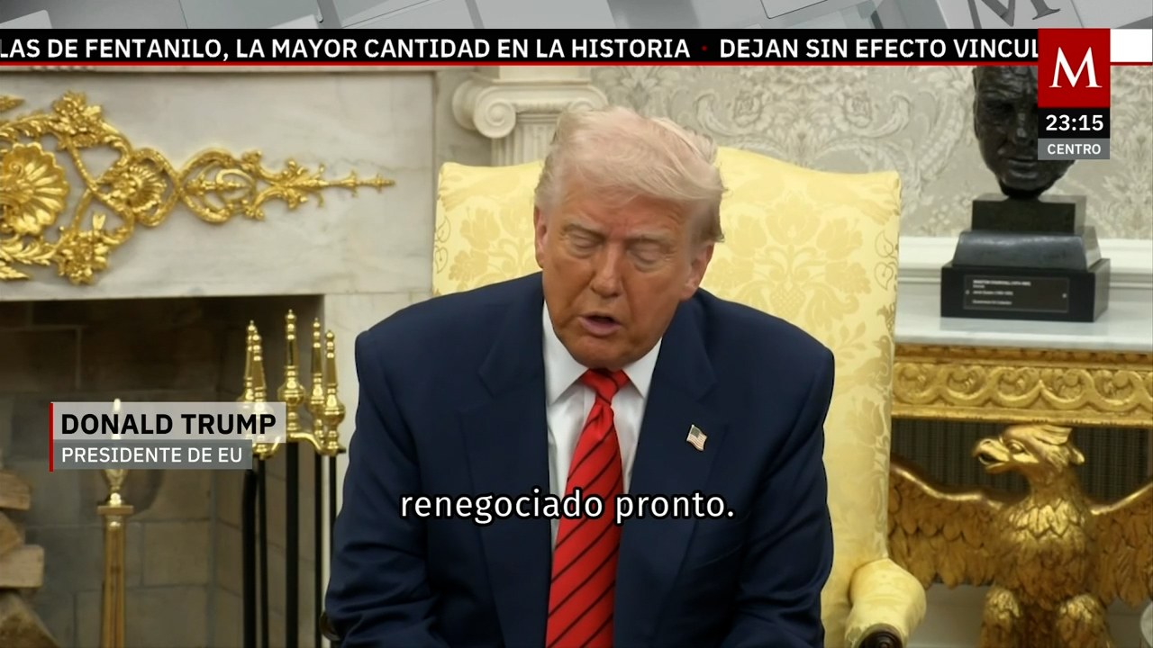 Trump plantea renegociar el T-MEC y Sheinbaum destaca relación- Grupo ...