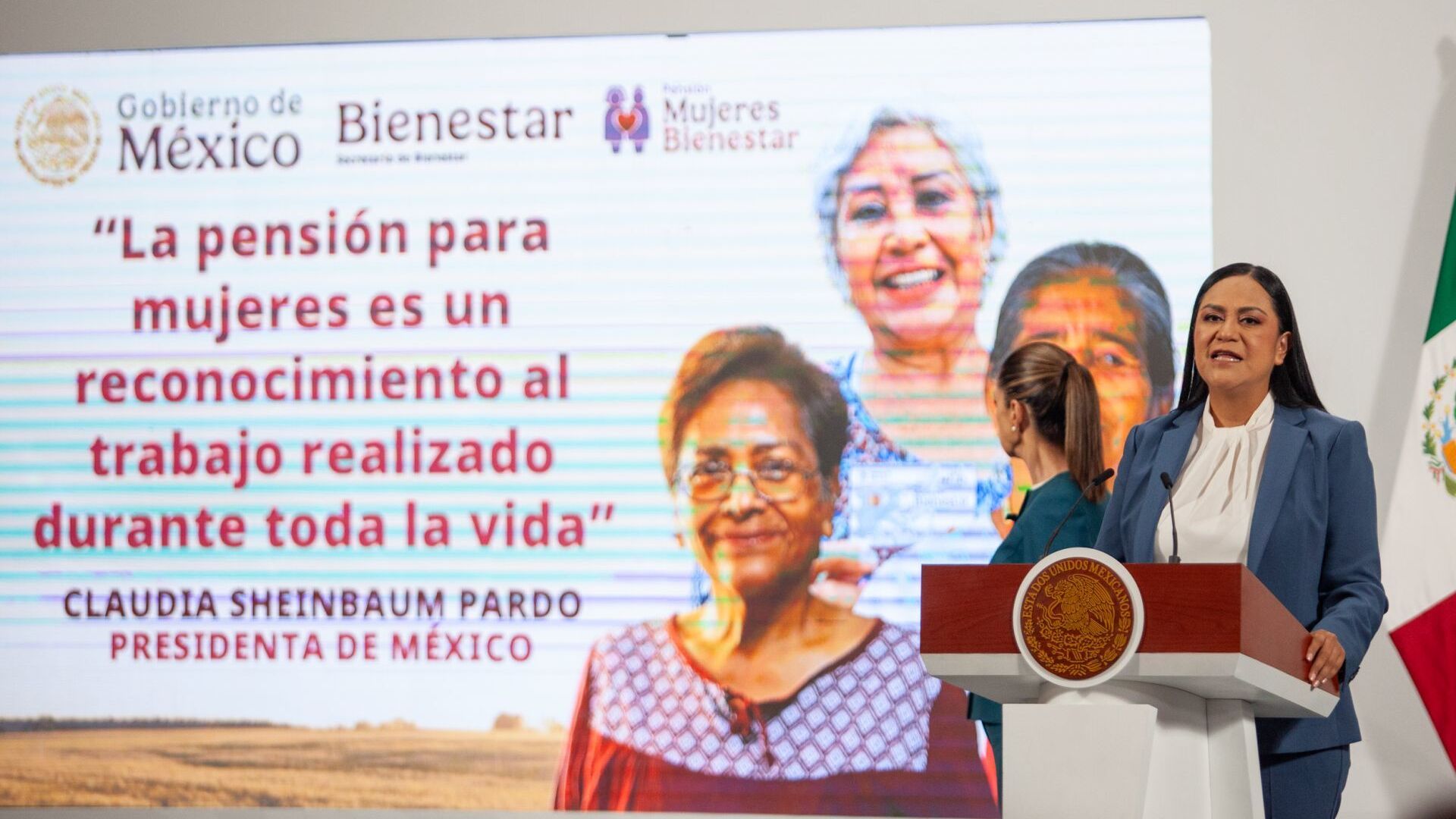 Ariadna Montiel anuncia calendario de Pensión Mujeres Bienestar- Grupo Milenio