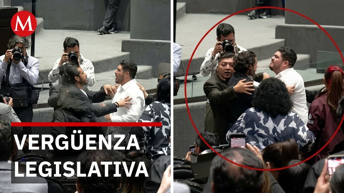 Casi llegan a los golpes diputados Zenyazen Escobar y Carlos Gutiérrez ...