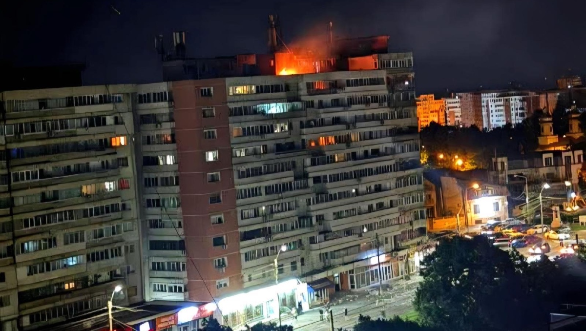 Dron ruso lanzado contra Ucrania se estrella contra edificio Rumania ...