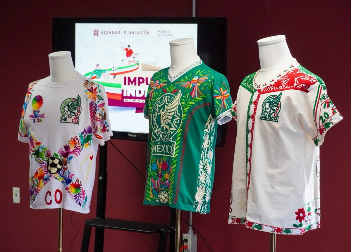 Arte indígena de Hidalgo diseña 73 playeras mundialistas- Grupo Milenio